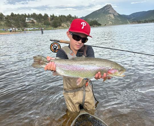 Grant Garabed Lands Huge Fish At Lake Estes | Estes Valley Spotlight ...