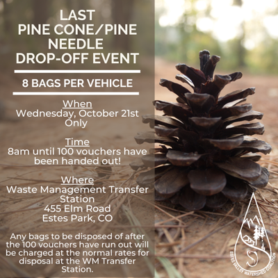 Pine Cone/Needle Drop Off Oct. 21 | Events | estesparknews.com
