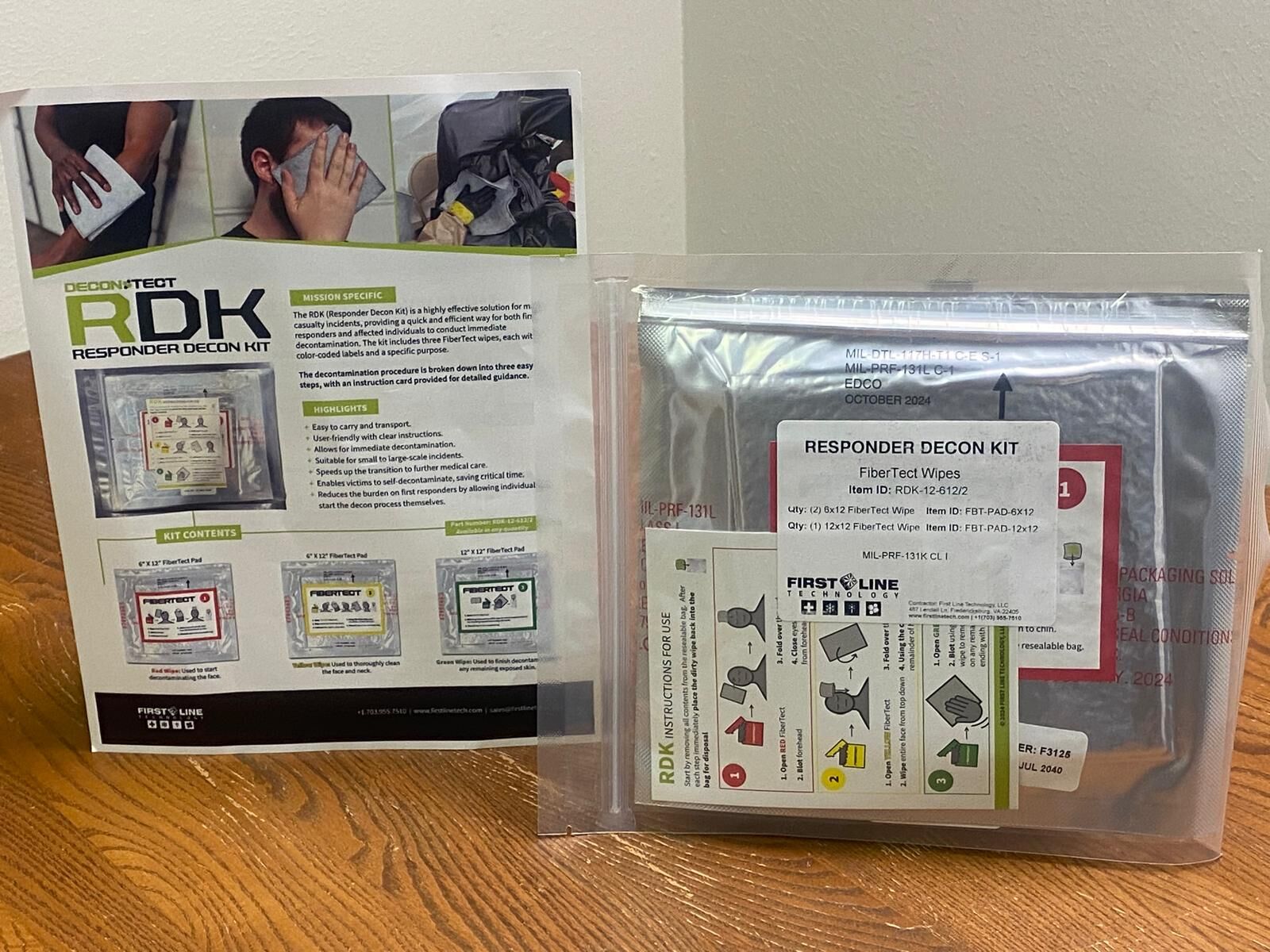 FiberTect dry wipe bridges lab research, real-world decontamination ...