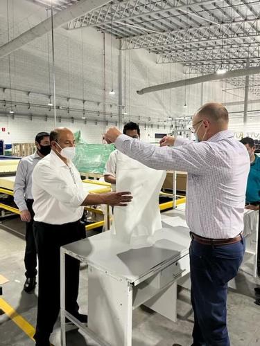 U.S. Congressional delegation visits textile, apparel plants in ...