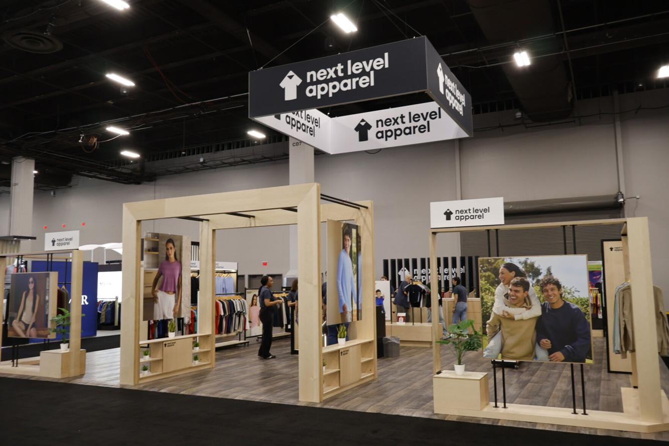 Next Level Apparel debuts product-focused trade show booth at PPAI ...