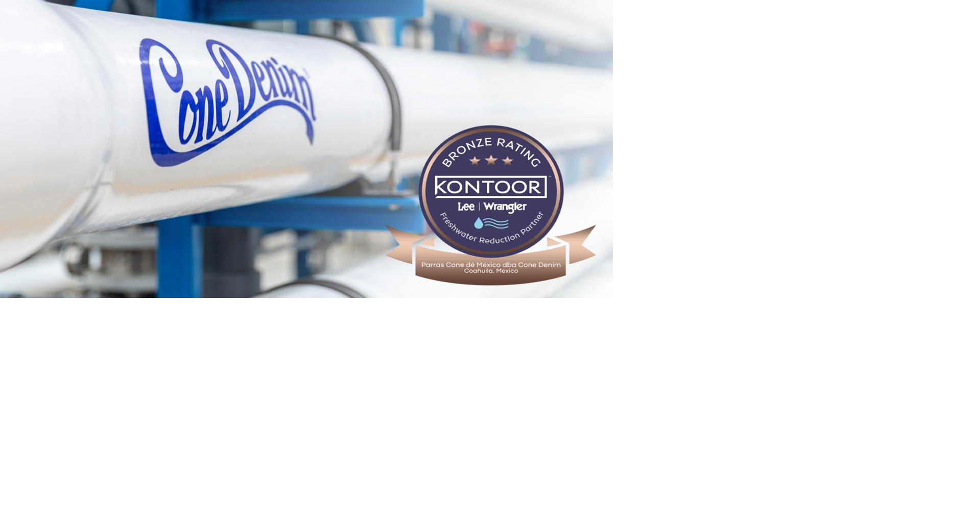 Cone Denim achieves Bronze Status through Kontoor Brands Indigood Program | Industry News ...