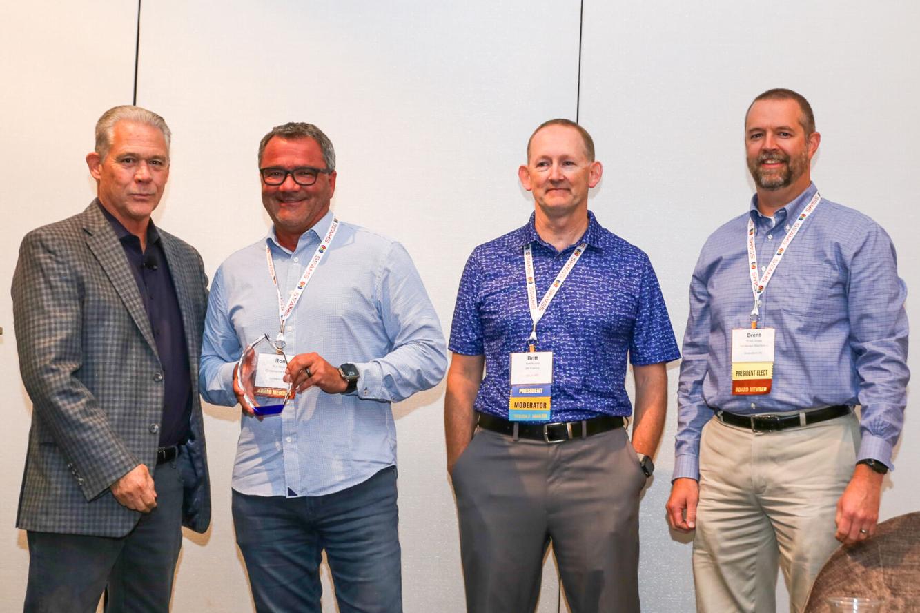 Contempora Fabrics’ Ron Roach presented SEAMS’ highest honor, the Sarah ...