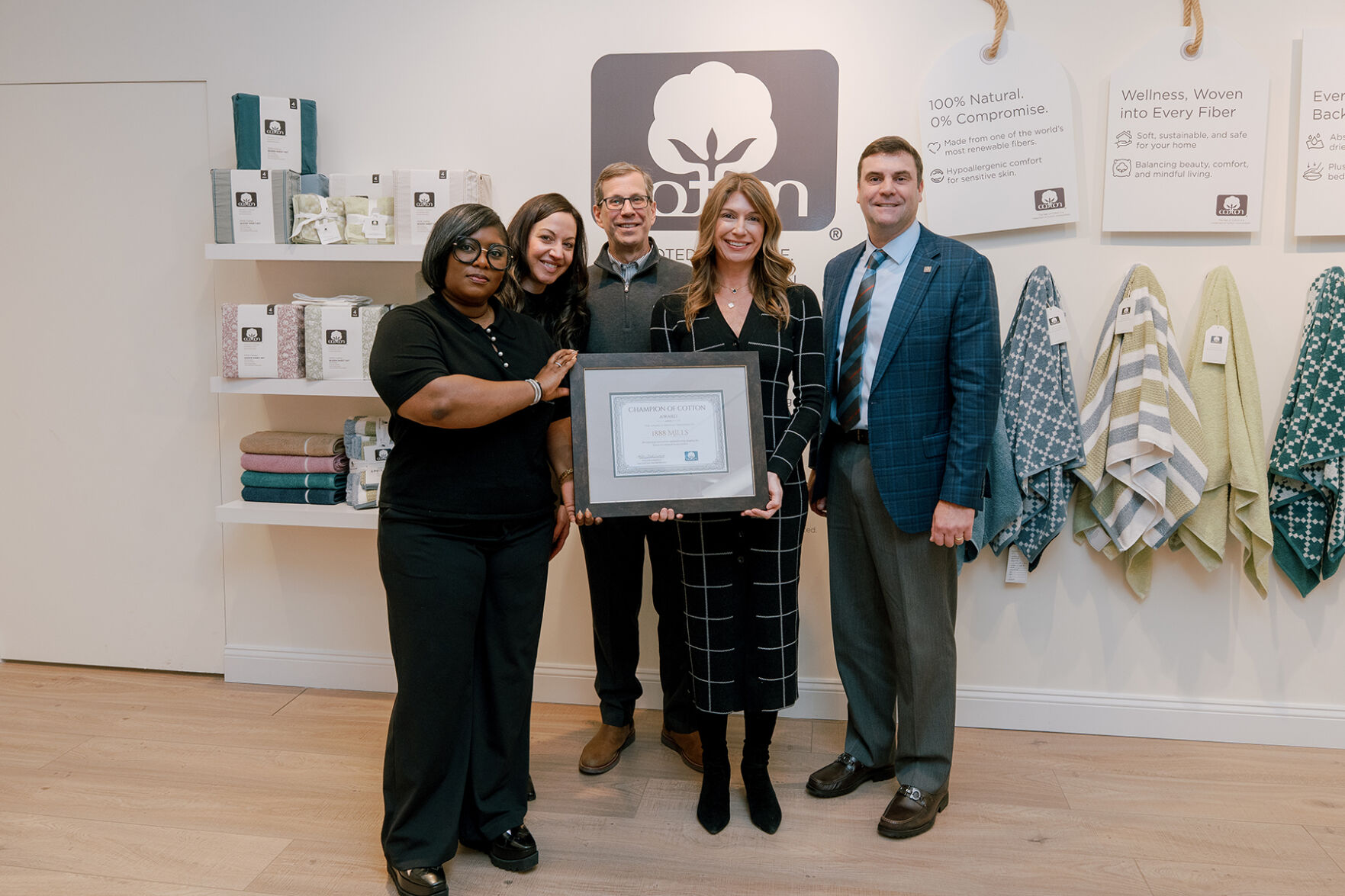 1888 Mills receives Champion of Cotton Award from Cotton Incorporated ...
