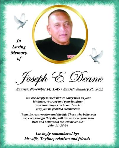 Joseph Emmanuel | Death Announcements | expressclassifiedstt.com