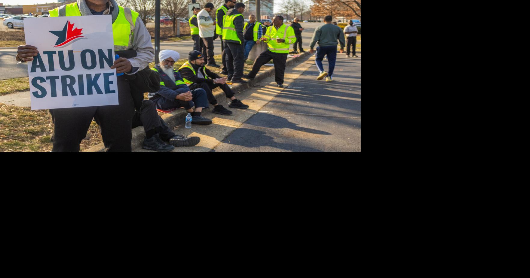 Commuters left standing on the curb as bus strike continues | Fairfax ...