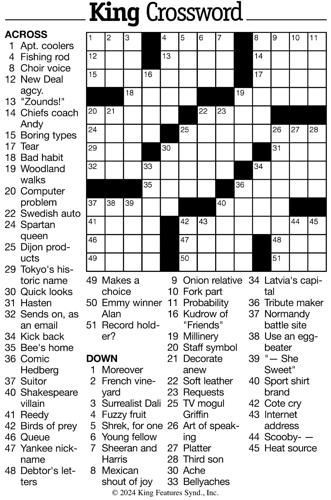 Crossword Puzzle - Week of August 23, 2024 | Crossword | fairfaxtimes.com