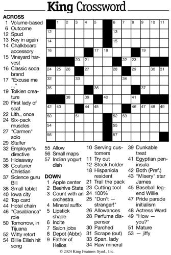 Crossword Puzzle - Week of May 10, 2024 | Crossword | fairfaxtimes.com