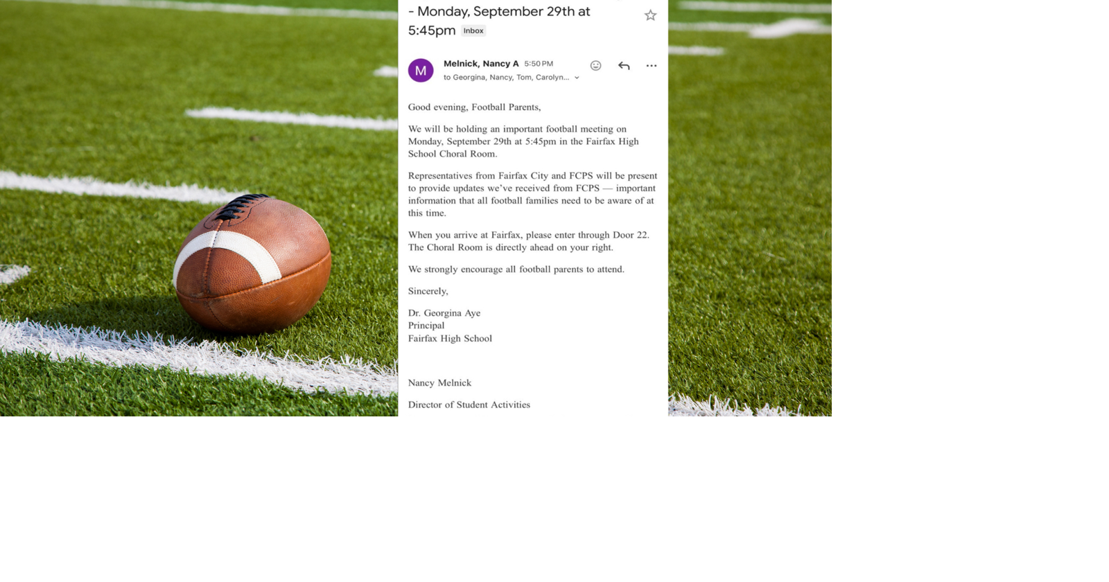 Fairfax High football team barred from postseason; parents say FCPS is ...