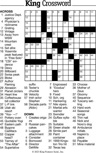 Crossword Puzzle - Week of January 6, 2023 | Crossword | fairfaxtimes.com