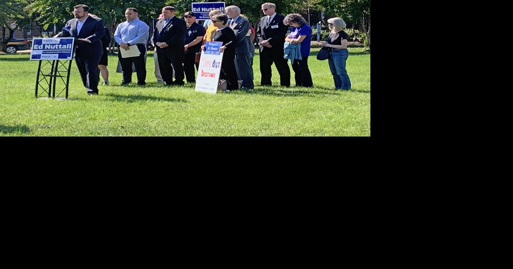Organizers rally for write-in challenger, Nuttall for Commonwealth’s ...