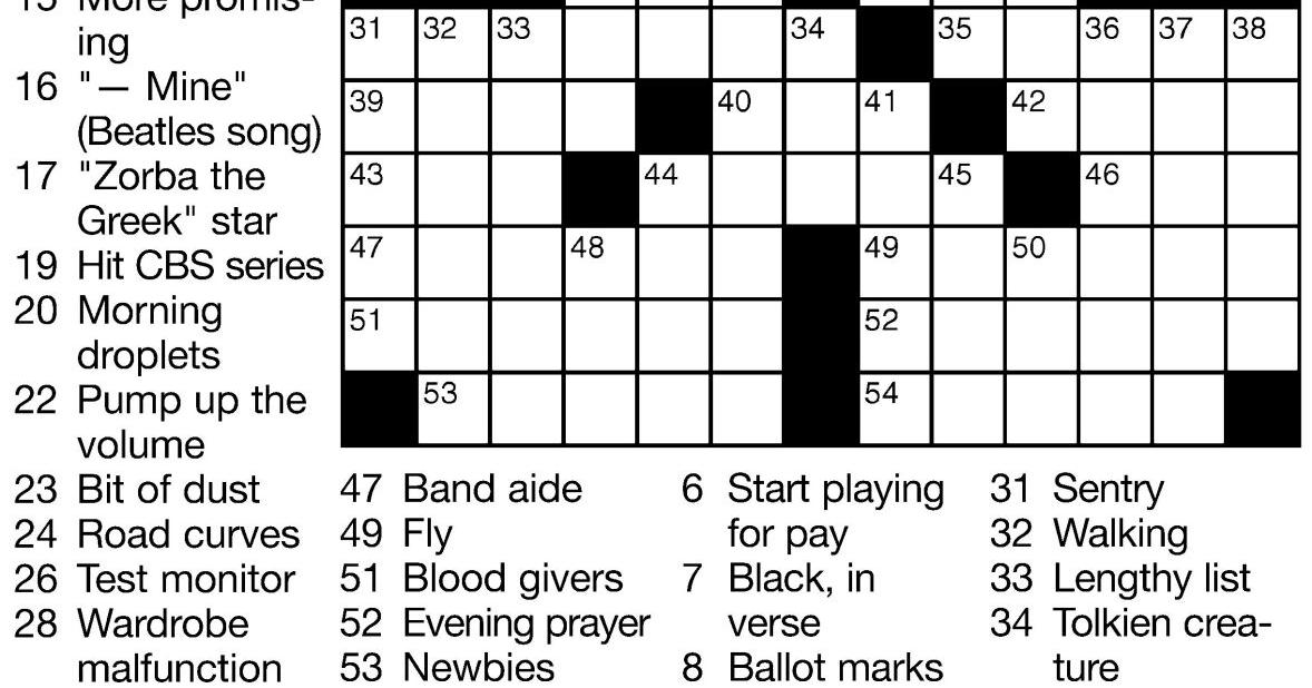 Crossword Puzzle - Week of November 22, 2024 | Crossword | fairfaxtimes.com