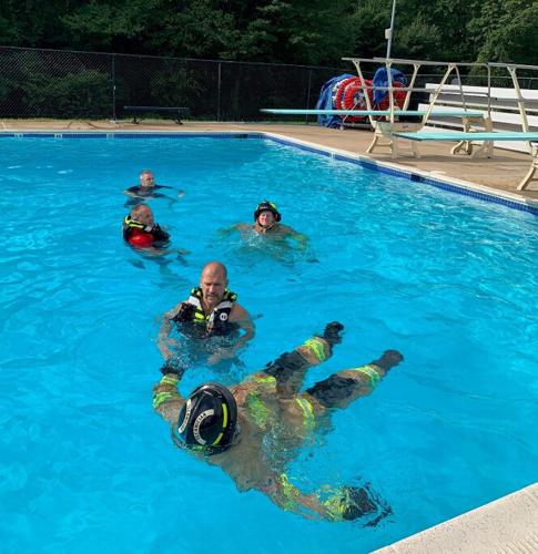Fairfax Rescue Workers Participate in Water Rescue and Firefighter Self ...