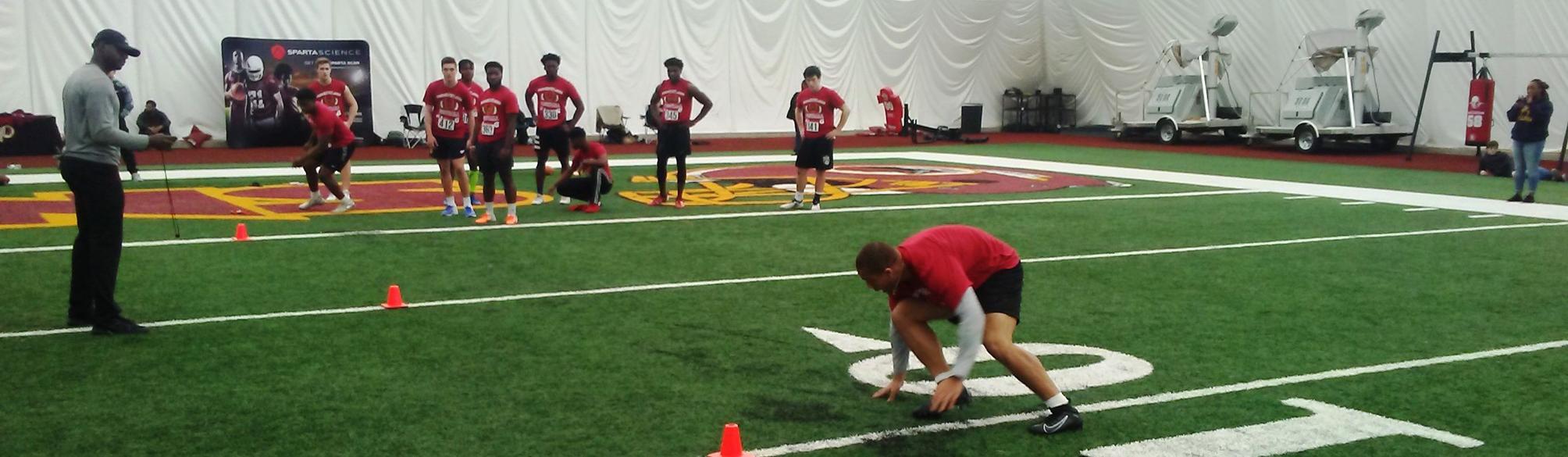 High school football players train at Redskins facility | Articles ...