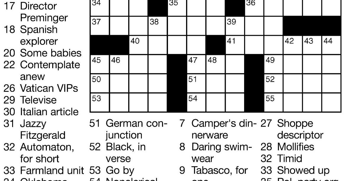 Crossword Puzzle - Week of August 16, 2024 | Crossword | fairfaxtimes.com