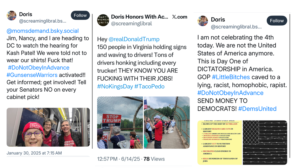Democratic political canvasser confronts Republican candidate at school ...