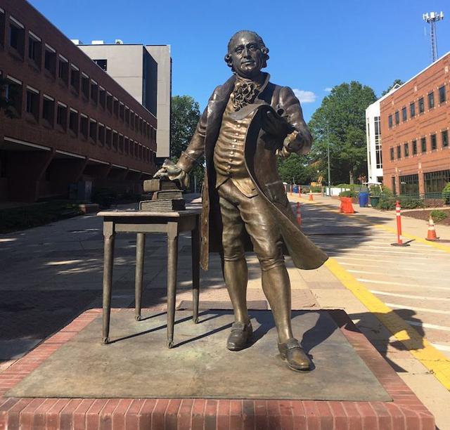 George Mason statue ready to move to new home | Articles | fairfaxtimes.com