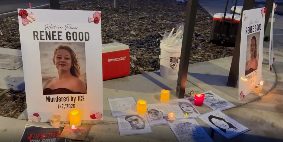 Candlelight vigil on Beartracks Bridge honors Renee Nicole Good | State ...