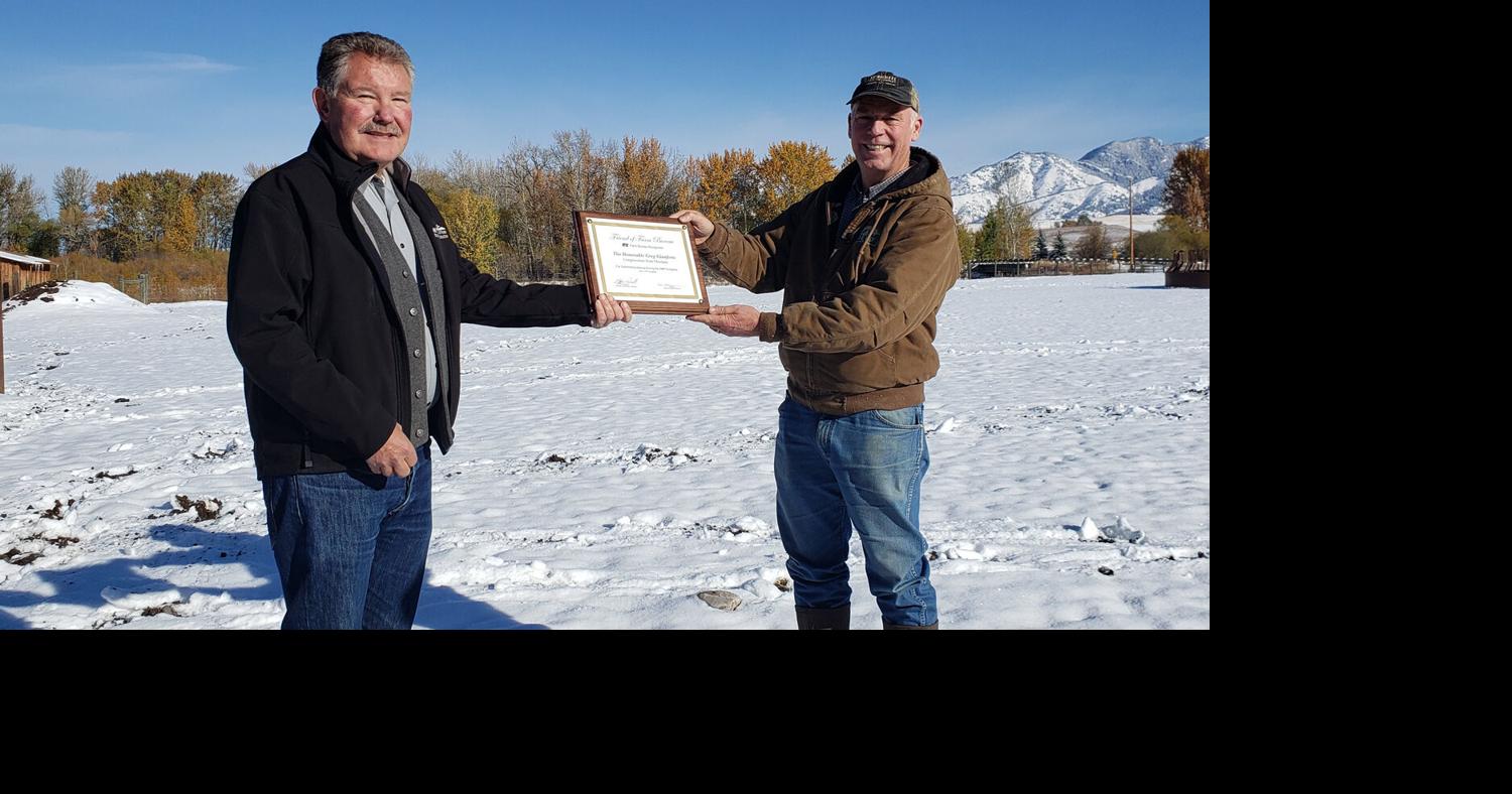 Congressman Gianforte receives Friend of Farm Bureau Award | State ...