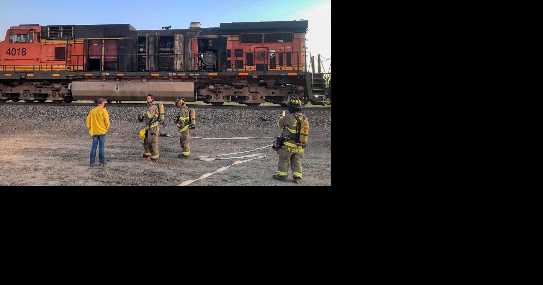 Fire Crews Respond To BNSF Train Fire | State | fairfieldsuntimes.com