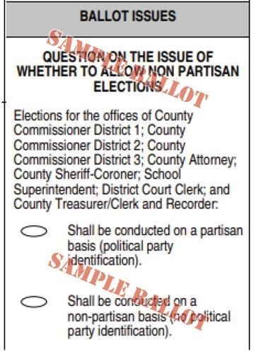 Lewis & Clark County: Question of nonpartisan county elections on ...