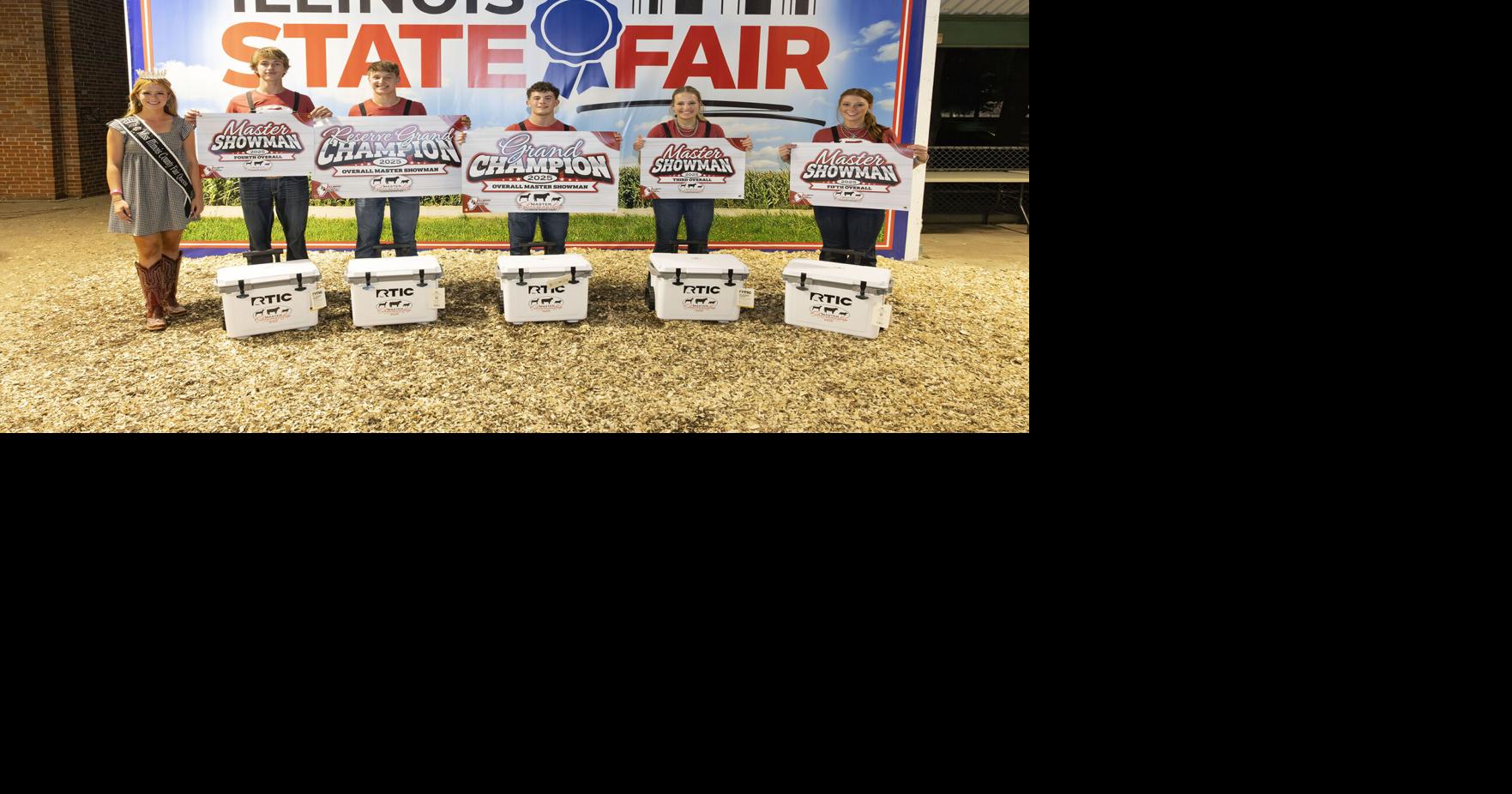 Winners of 25th Illinois State Fair Master Showmanship Contest ...