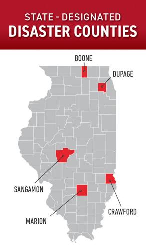 Pritzker designates 5 counties disaster areas | State | farmweeknow.com