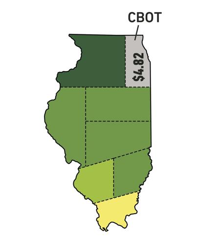 Corn basis map | | farmweeknow.com