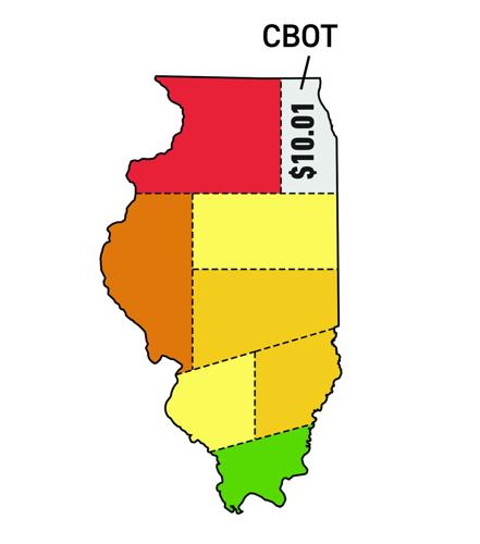 Soybean basis maps | | farmweeknow.com