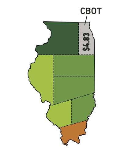 Corn basis map | | farmweeknow.com
