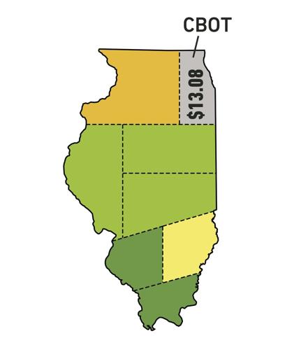 Soybean basis map | | farmweeknow.com