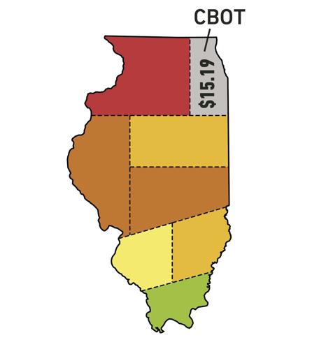 Soybean basis map | | farmweeknow.com