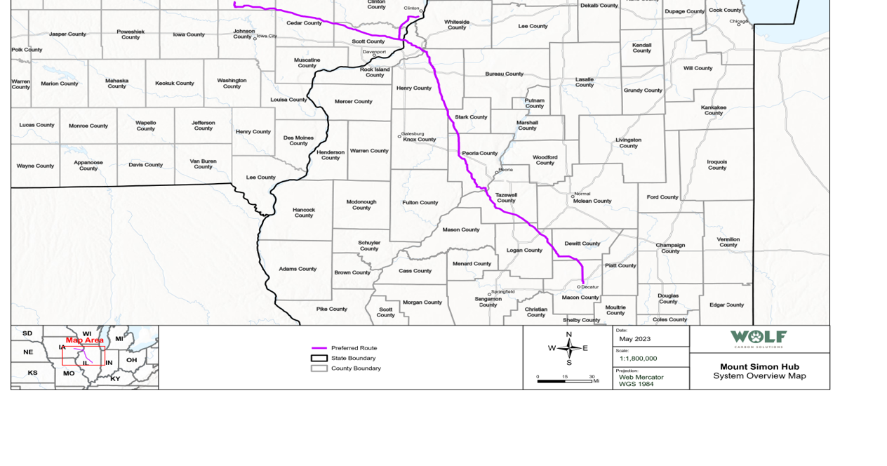 Wolf Carbon withdraws application for ADM-backed CO2 pipeline project ...