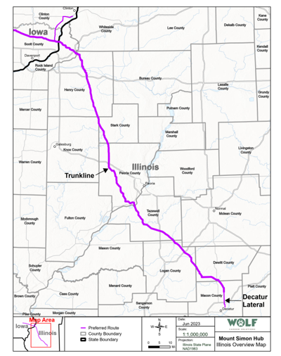 Second proposed CO2 pipeline files with Illinois regulators | State ...