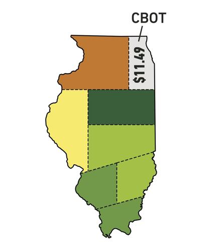 Soybean basis map | | farmweeknow.com
