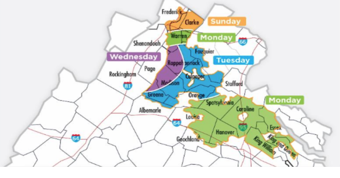 REC map | | fauquier.com