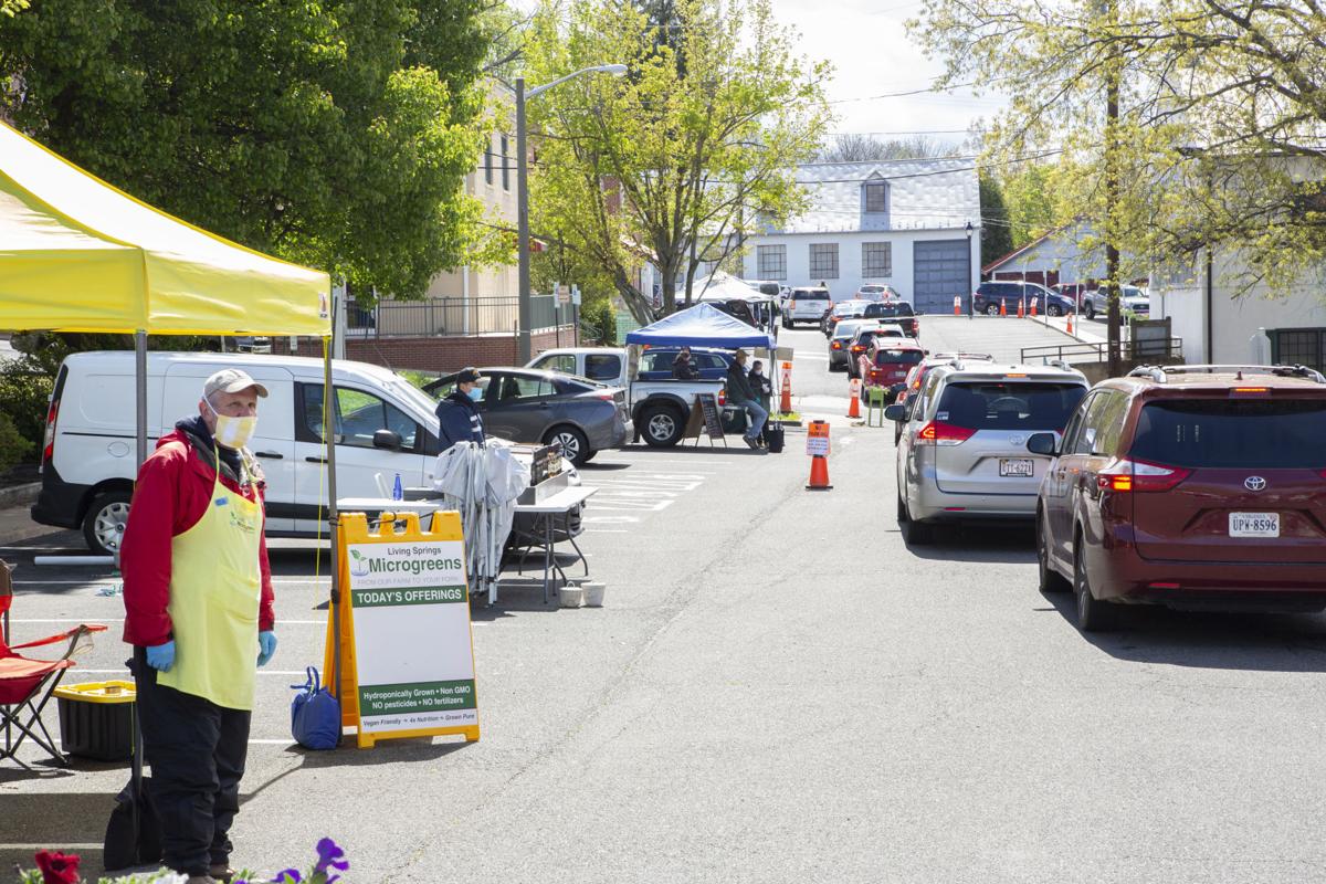 Drive-thru farmers market debut applauded by vendors and shoppers ...