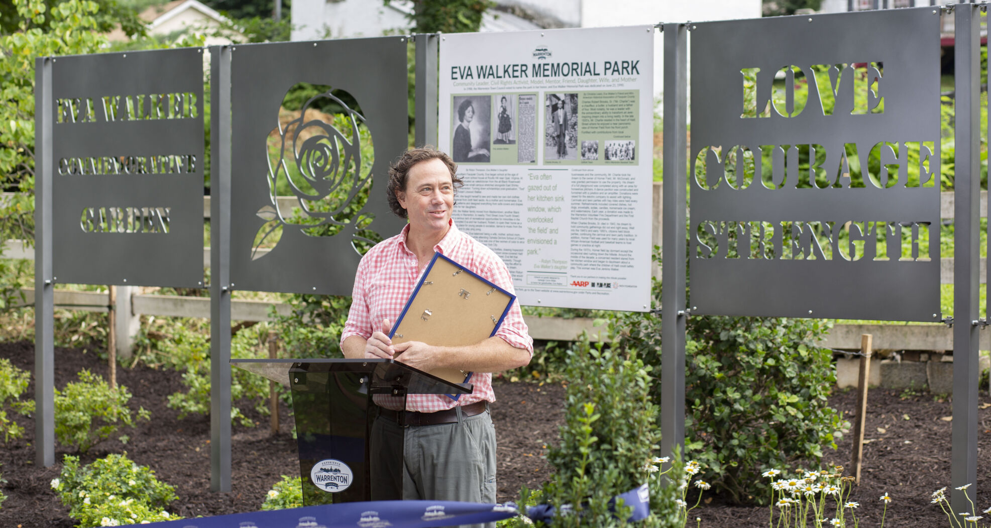 PHOTOS: Eva Walker Commemorative Garden honors community activist ...