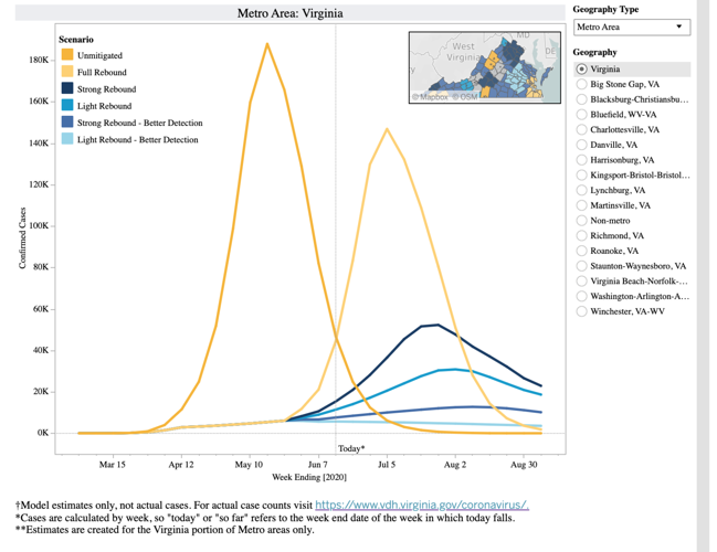 UPDATE: VDH releases new health district-specific report on COVID-19 ...