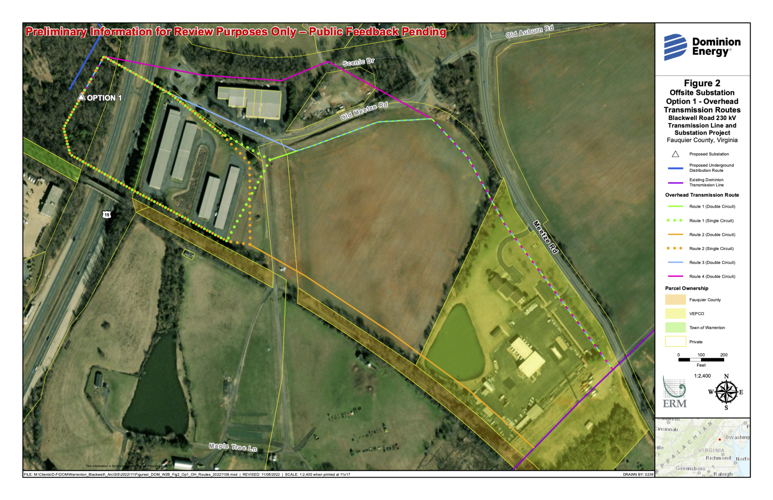 Dominion nixes all previously proposed transmission line routes for ...