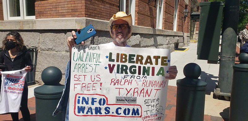 Reopen Virginia protesters (loudly) reject stay-at-home order | News ...