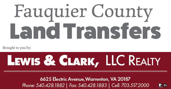 Land Transfers July 19 to 25, 2023 | Property Sales | fauquier.com