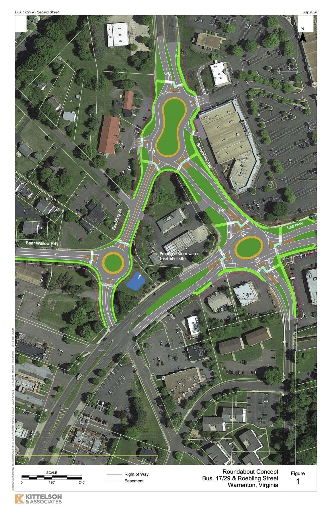 VDOT grant could provide funding for three new roundabouts in Warrenton | News | fauquier.com