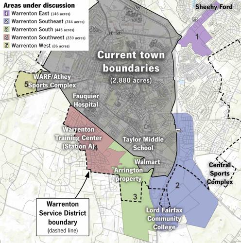 annexation map | | fauquier.com