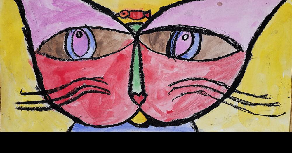 Onyx Briscombe Grade 1 Claude Thompson ES Paul Klee Inspired Cat.jpg ...