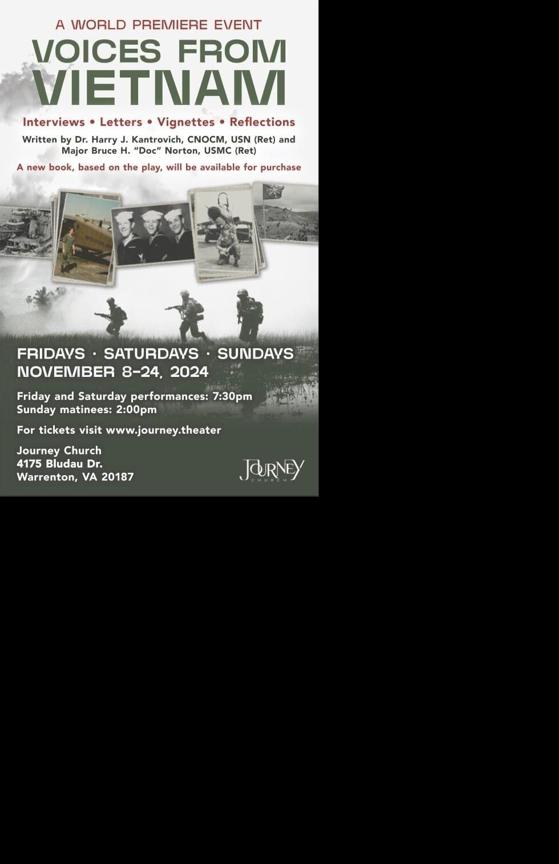 'Voices From Vietnam' to debut at Vint Hill's Journey Theater in ...