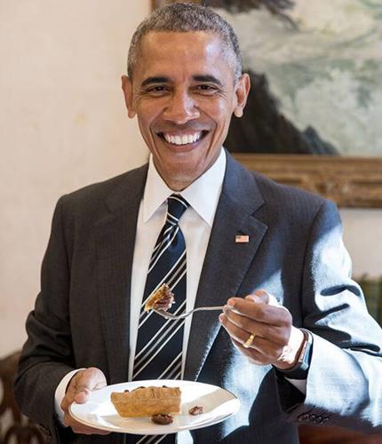 President praises Red Truck Bakery owner on 'Pi Day' | Business ...