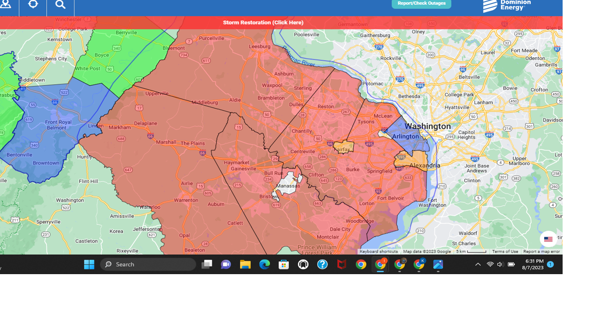Storms knock out power to more than 60,000 across Northern Virginia ...