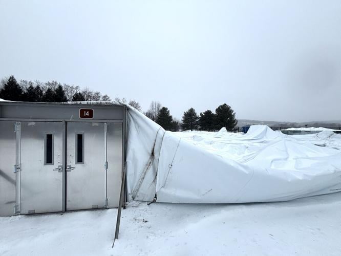 Tennis Center bubble collapses in Leesburg | News | fauquiernow.com