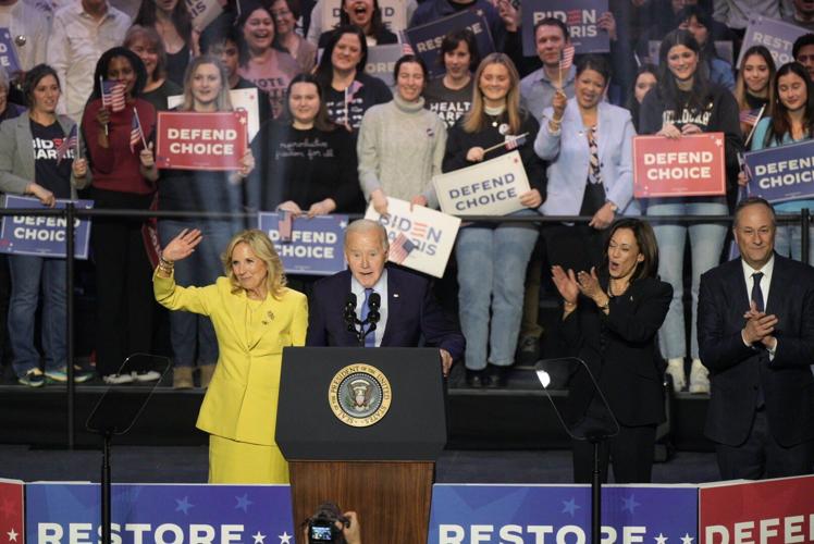 At Manassas rally riddled with interruptions, Biden pledges to 'Restore ...